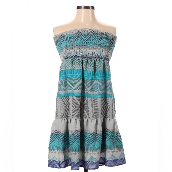 American Eagle Outfitters | Dresses | Strapless Aztec Mididress | Poshmark